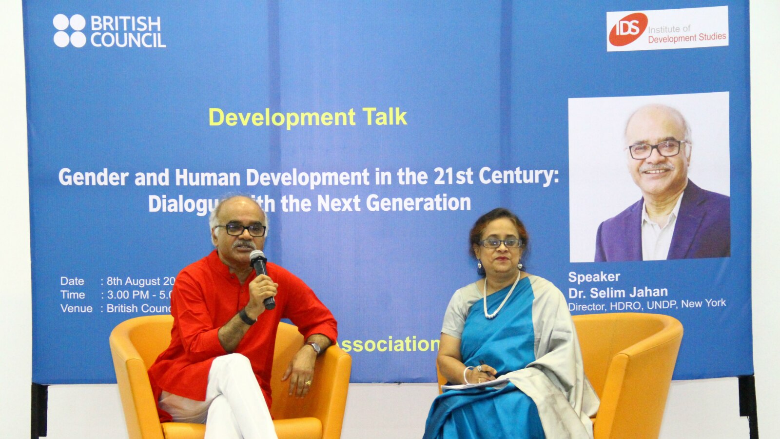 Development talk on Gender and Human Development | British Council